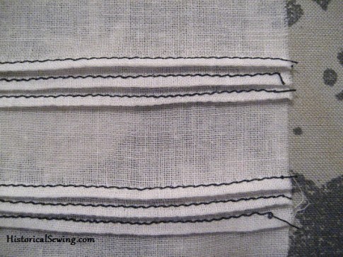 Pintucks – the Old Fashioned Way – Historical Sewing