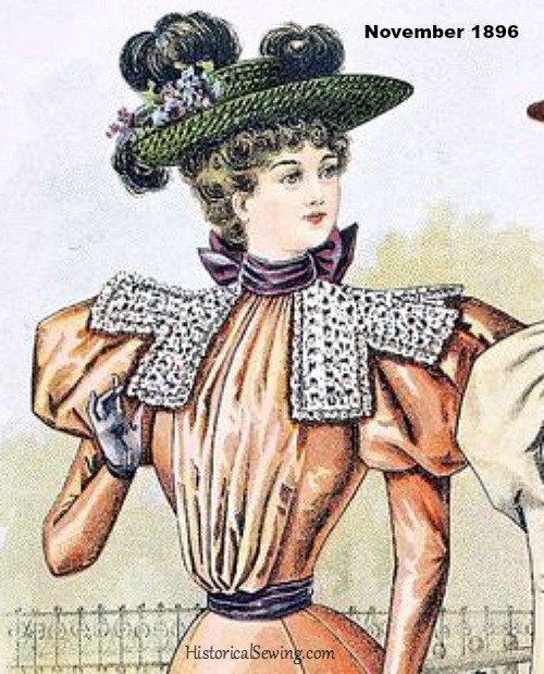 1890s Plastrons – Is that a Victorian Bib? – Historical Sewing