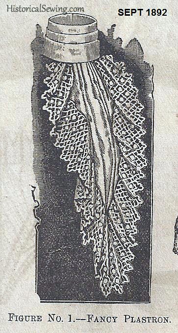 1890s Plastrons – Is that a Victorian Bib? – Historical Sewing